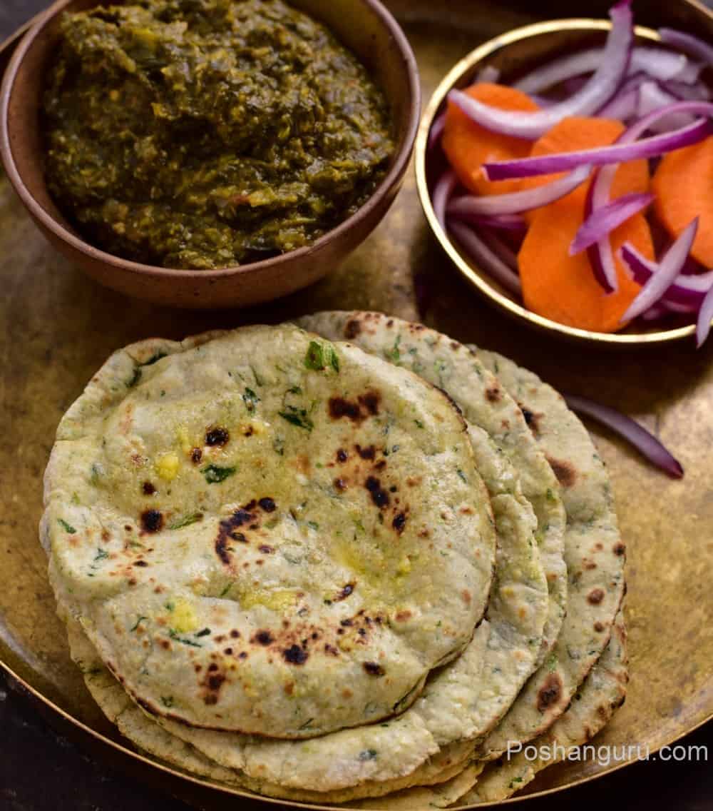 Amaranth Leaves Roti |amaranth paratha - EasyNutritionHub