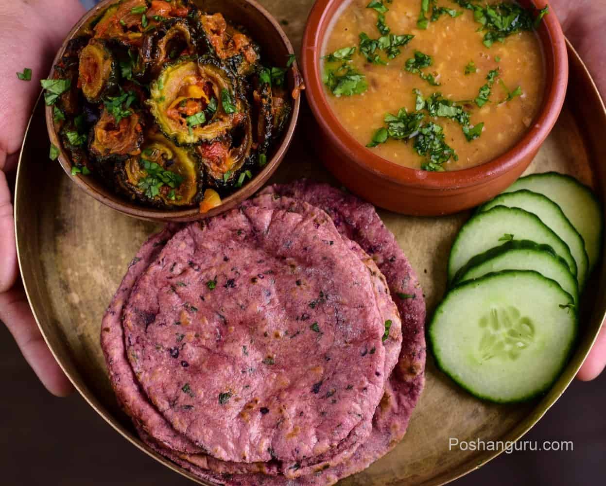 Amaranth Leaves Roti |amaranth paratha - EasyNutritionHub