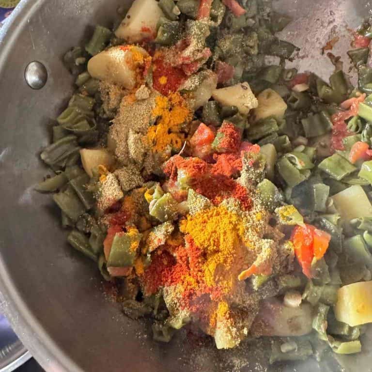 Sem ki sabji | broad beans potato curry recipe - EasyNutritionHub