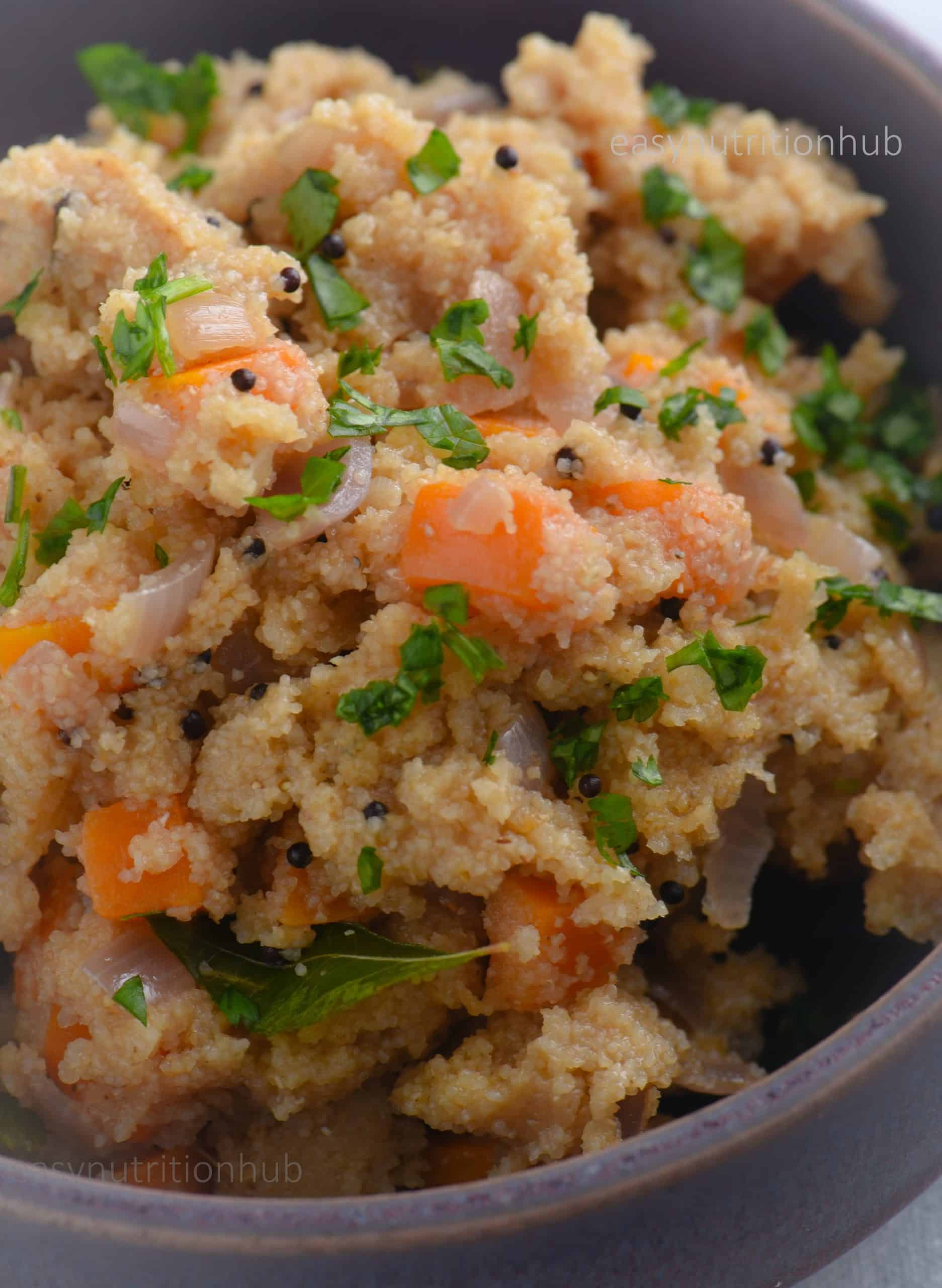 Jowar Rava Upma | Sorghum upma |jonna rava upma - EasyNutritionHub